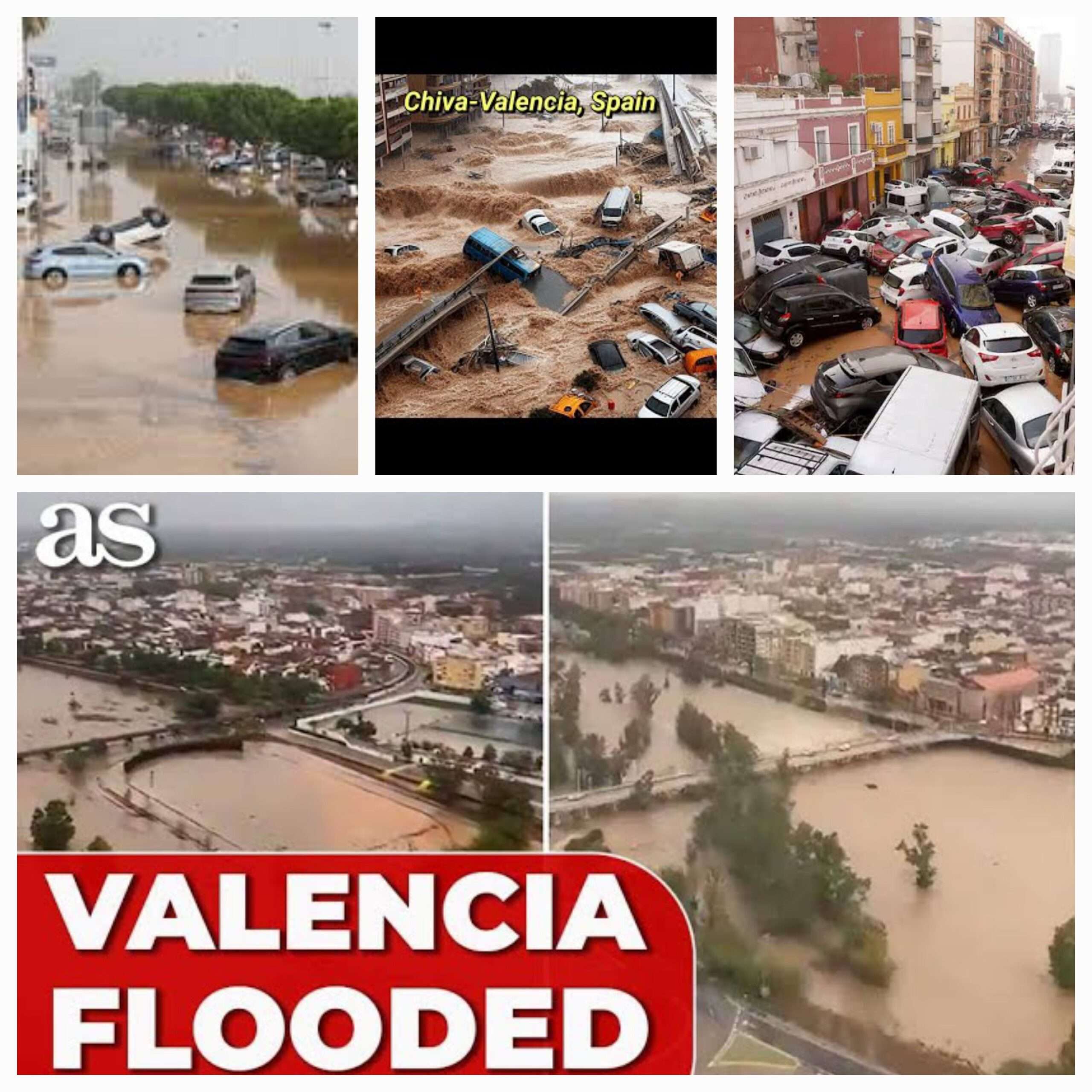 Banjir Besar di Valencia Renggut 207 Nyawa Ribuan Orang Bantu Bersih ...